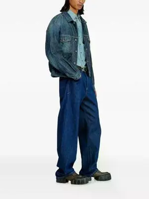DIESEL® Relaxed Low Waist Wide Leg Jeans