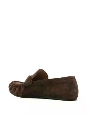Casadei C-chain Suede Loafers