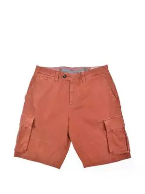 Brunello Cucinelli Cargo-pockets Shorts - Orange