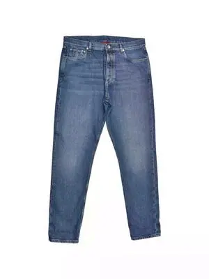 Brunello Cucinelli Faded-effect Straight-leg Jeans - Blue
