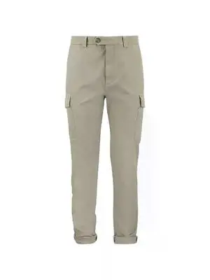 Brunello Cucinelli Cargo Straight-leg Trousers - Neutrals