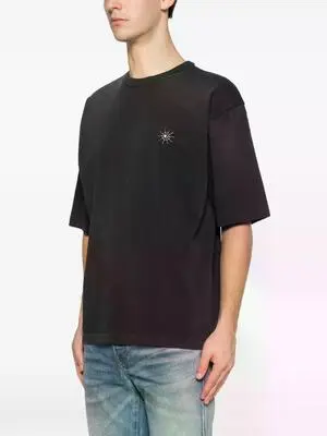 HTC LOS ANGELES Stud-embellished Logo-print T-shirt