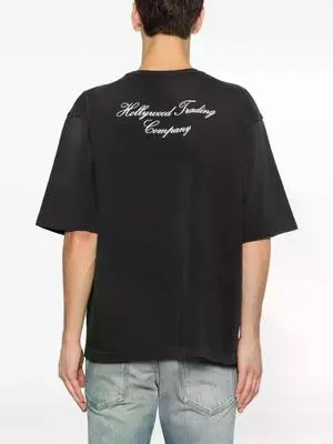 HTC LOS ANGELES Stud-embellished Logo-print T-shirt