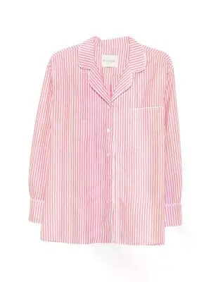 RIVIERA Striped Pattern Shirt - Red