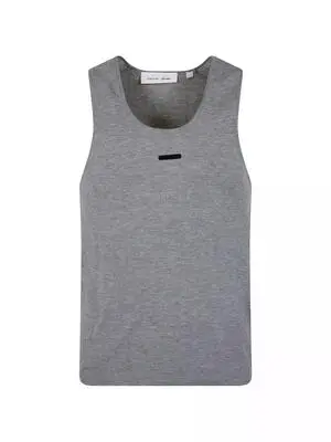 Fear Of God Logo-patch Tank Top - Grey