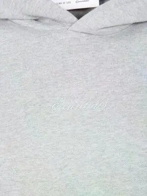 Fear Of God Logo-embroidered Hoodie - Grey