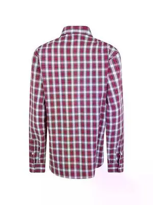 N°21 Check-patterned Shirt With Embroidered Logo