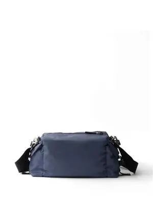 Prada Explore Re-nylon And Leather Bag - Blue