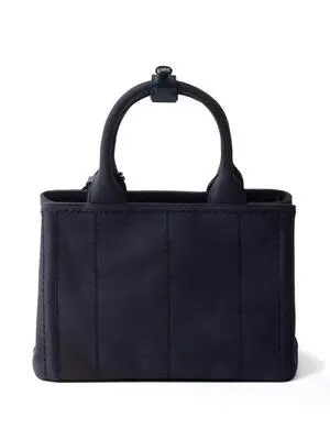 Prada Small Jardinière Cotton Canvas Bag - Blue