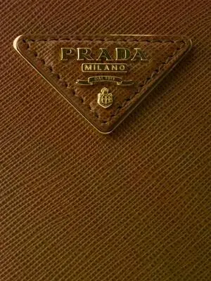 Prada Galleria Medium Saffiano Leather Bag - Brown
