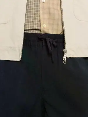 Maison Kitsuné Drawstring-waist Shorts - Blue