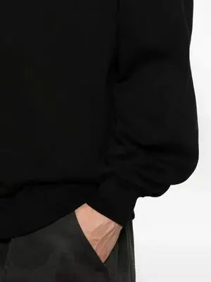 Fear Of God Ribbed-trim Hoodie - Black