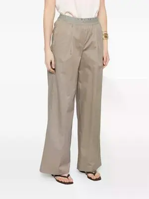 Peserico Logo-waistband Pleated Pants