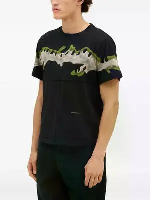 Eckhaus Latta Graphic-print Panelled T-shirt