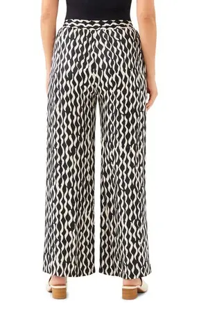 Karen Kane Wide Leg Satin Pants
