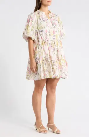 SUGARLIPS Lita Floral Noella Mini Shift Dress