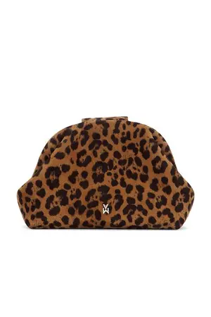 Amina Muaddi Camelia Micro Bag - Leopard