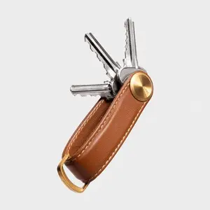 ORBITKEY Pro Leather Key Organiser Cedar