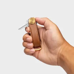ORBITKEY Pro Leather Key Organiser - Cedar
