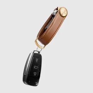 ORBITKEY Pro Leather Key Organiser - Cedar