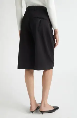 TOTEME Wide Leg Knee-length Shorts