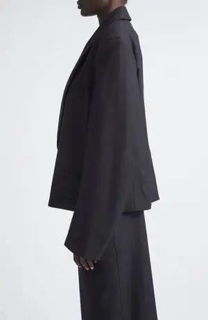 Vaquera Slouchy Double-breasted Wool Jacket