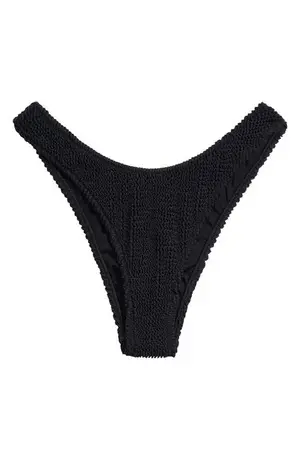 PACSUN Ellie Scrunch Bikini Bottoms - Anthracite