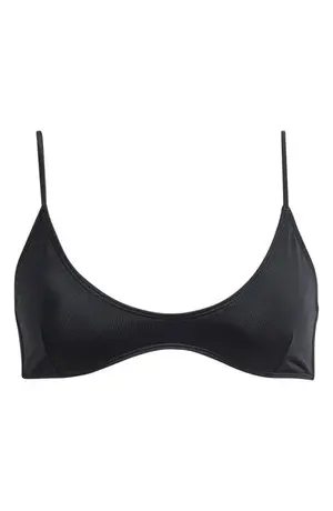 PACSUN Zinnia Bralette Bikini Top - Black
