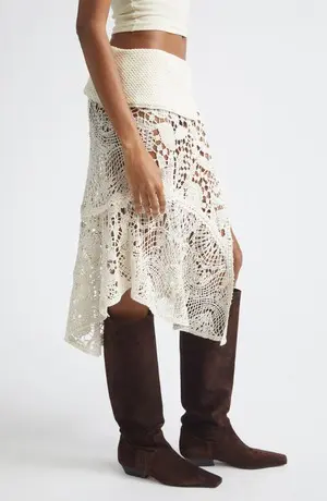 SIEDRES Rita Lace Cover-up Skirt