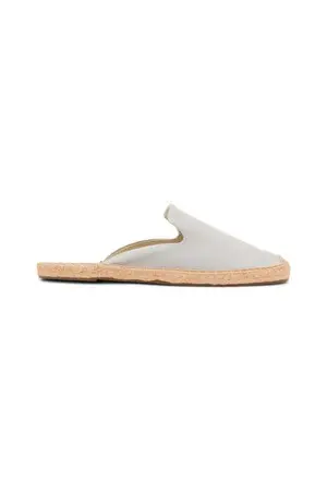 Soludos Canvas Espadrille Mules - Piedra Gray