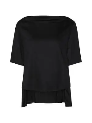 ELENA MIRÒ Boat-neck Tiered Top