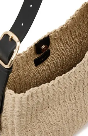 REISS Margot Woven Shoulder Bag
