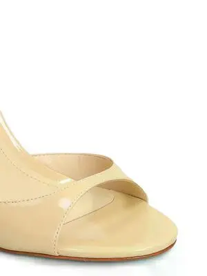 Schutz 100mm Patent Finish Heeled Sandals