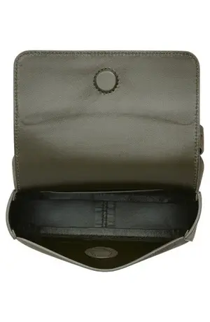 MANSUR GAVRIEL Box Sling Leather Crossbody Bag - Algae