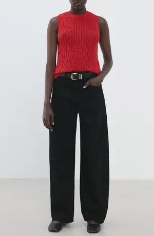 Mango Sito Top - Red