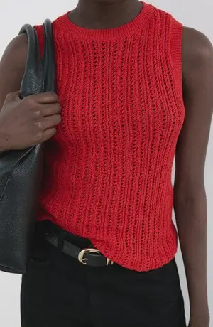 Mango Sito Top - Red