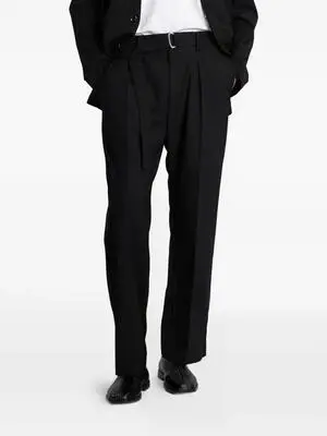 Attachment Belted Pleated Trousers