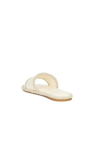 Valentino Garavani V Logo Torchon Slide Espadrilles - Ivory