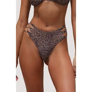 STONE FOX SWIM Theo High-waist Bikini Bottom - Selva