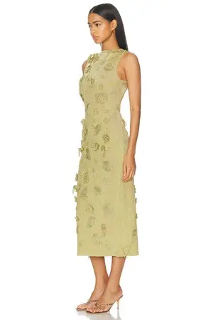 Cult Gaia Kivu Metallic Dress