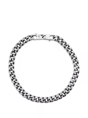 MAISON MARGIELA Curb-link Numeric Signature Necklace - Silver