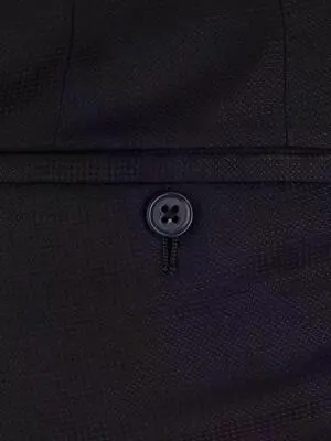 Corneliani Pleated Pressed-crease Trousers - Black