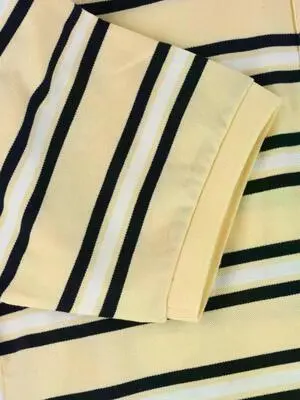 DUNST Striped Polo Shirt - Yellow