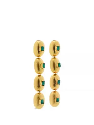 FENOMENA Hudson Muse Drop Earrings - Gold