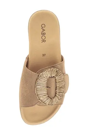 Gabor Lug Sole Slide Sandal