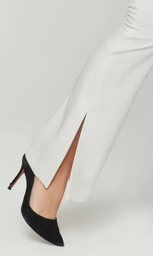 Generation Love Benita Slit Full Length Trousers - White