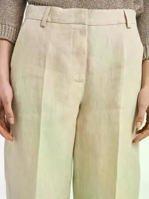 Max Mara Pressed-crease Wide-leg Trousers - Neutrals