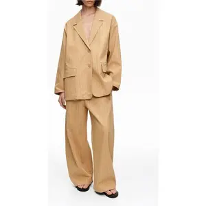 Bimba Y Lola Double-breasted Tailored Jacket - Ochre