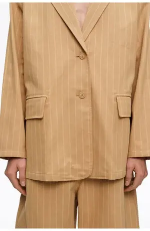 Bimba Y Lola Double-breasted Tailored Jacket - Ochre