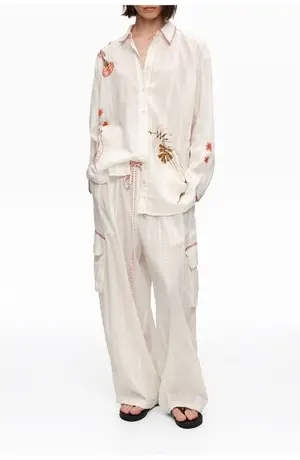 Bimba Y Lola Mid Rise Pants For Women